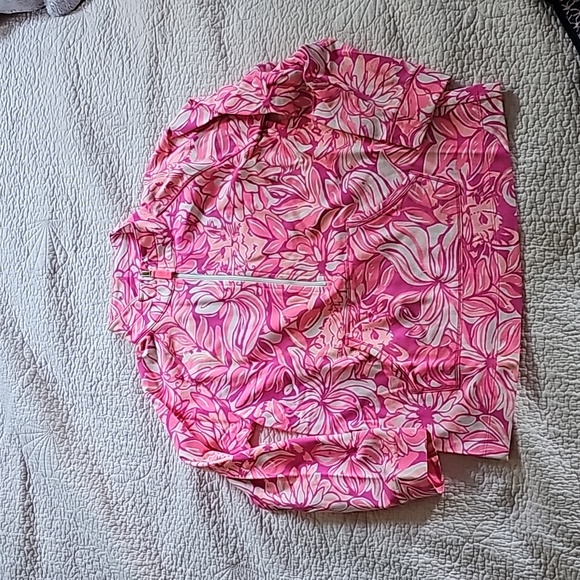 Lilly Pulitzer | Shirts & Tops | Lilly Pulitzer Girls Popover Pink Cats ...
